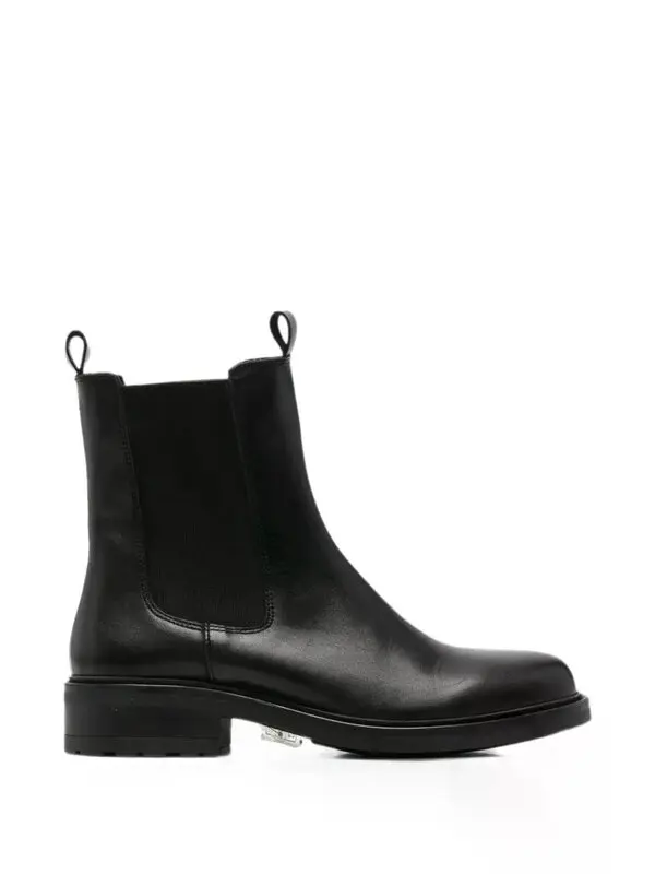 SERGIO MORETTI FIRENZE Elasticated-panel Pull-tab Ankle Boots