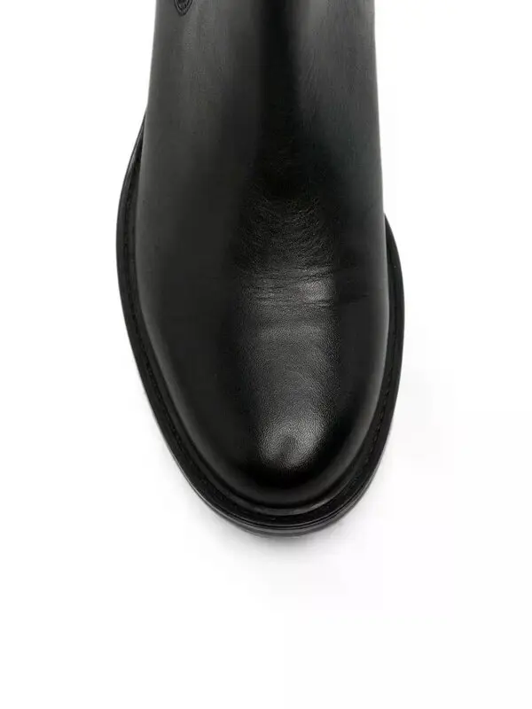 SERGIO MORETTI FIRENZE Elasticated-panel Pull-tab Ankle Boots