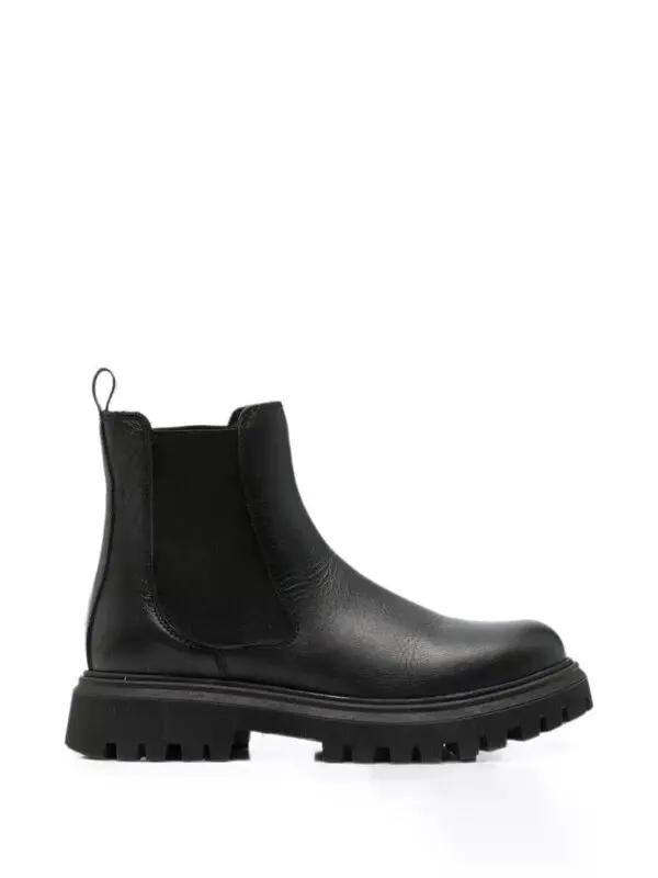 SERGIO MORETTI FIRENZE Chunky-sole Chelsea Boots - Black