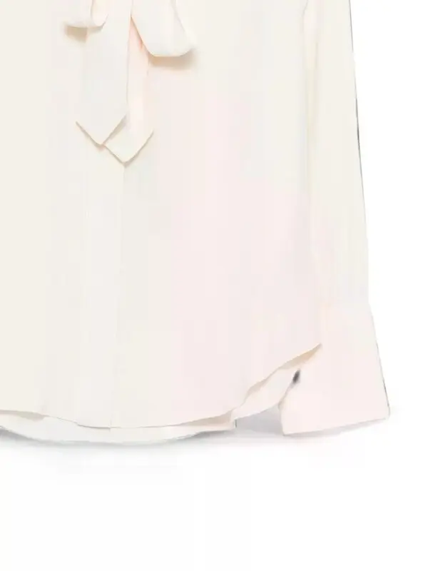 Seventy Pussy-bow Long-sleeve Blouse