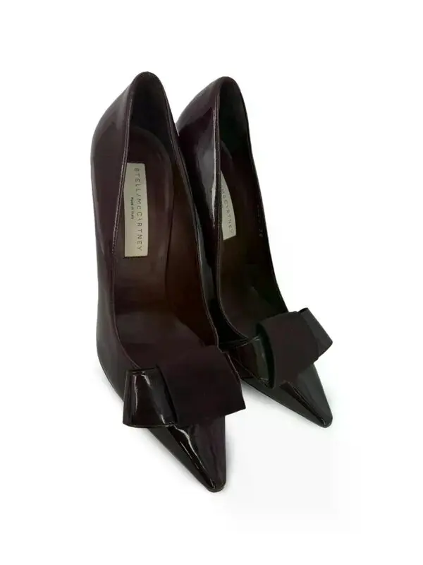 Stella McCartney Bow-detail Pointed-toe Pumps