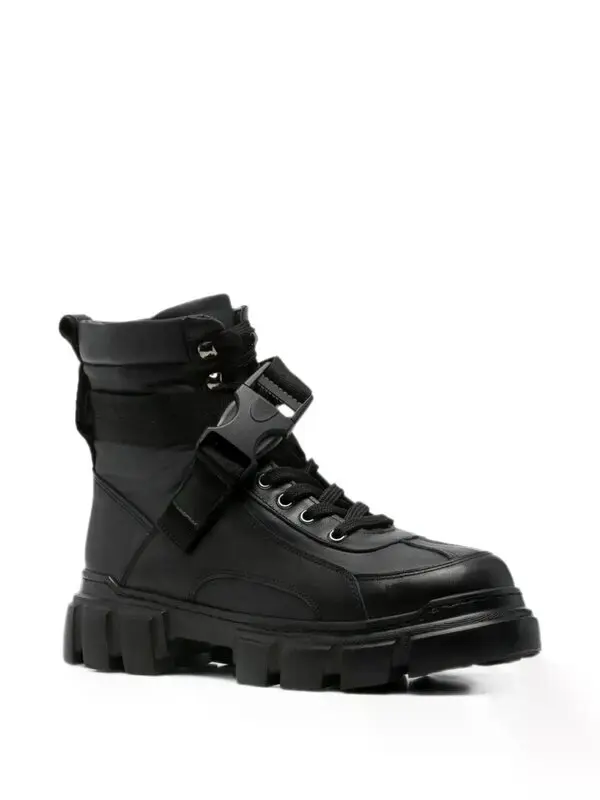 SERGIO MORETTI FIRENZE Buckle-fastening Panelled Ankle Boots
