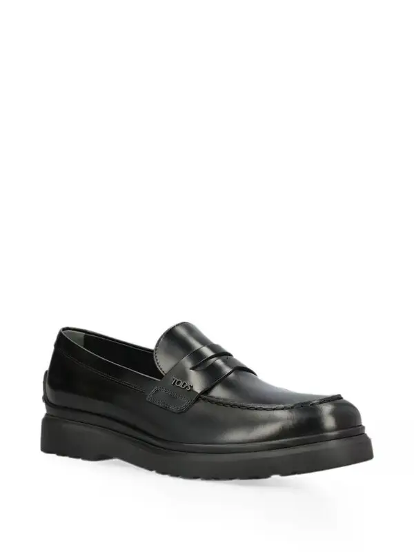 TOD'S Logo-plaque Penny Loafers