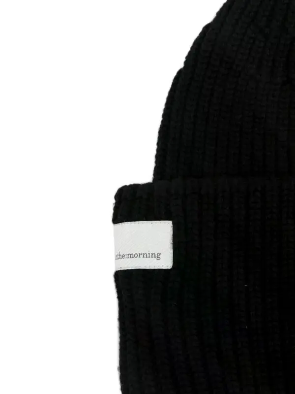 NINE:INTHE:MORNING Ribbed-knit Beanie Hat
