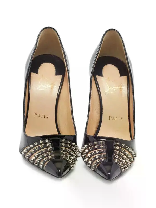 CHRISTIAN LOUBOUTIN Bareta Studded Mesh Pumps