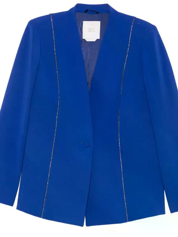 Marina Rinaldi Giusto Crystal Embellished Blazer