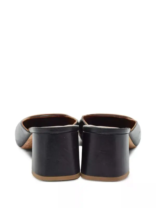 MALONE SOULIERS Squared-toe Block-heeled Mules