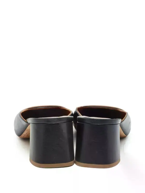 MALONE SOULIERS Squared-toe Block-heeled Mules