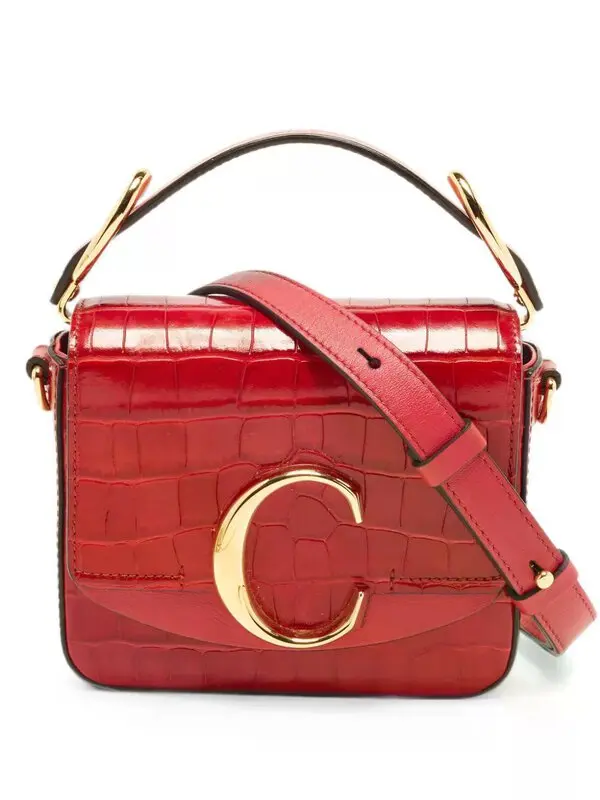 Chloé Mini Croc-embossed Mini Bag