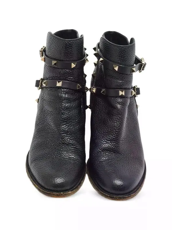 Valentino Garavani Rockstud Cage Ankle Boots