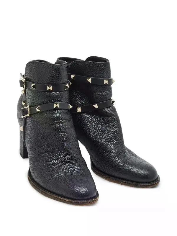 Valentino Garavani Rockstud Cage Ankle Boots