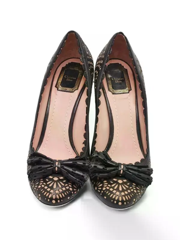 Dior Bow-detail Heeled Pumps