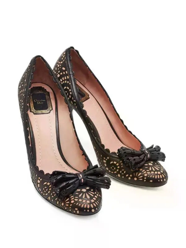 Dior Bow-detail Heeled Pumps