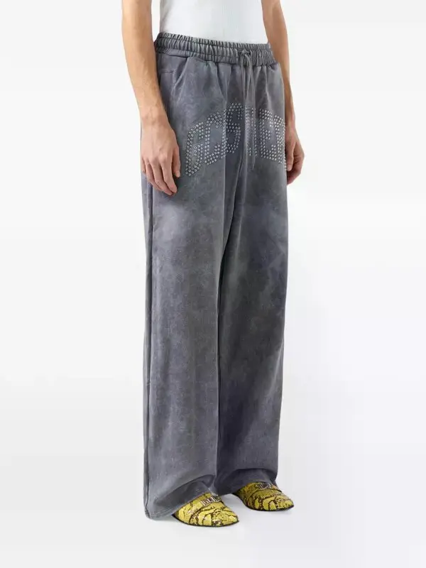 Gcds Studded Logo-patch Track Pants