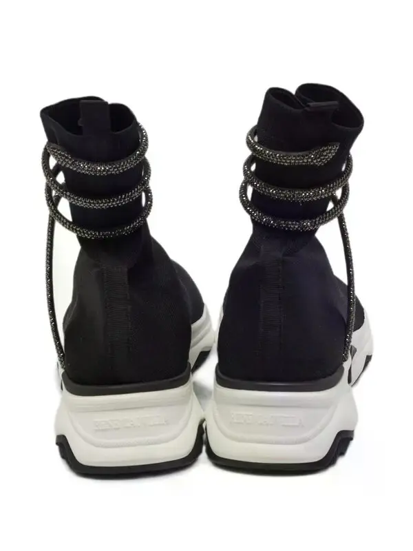 Rene Caovilla Cleo High-top Sneakers - Black
