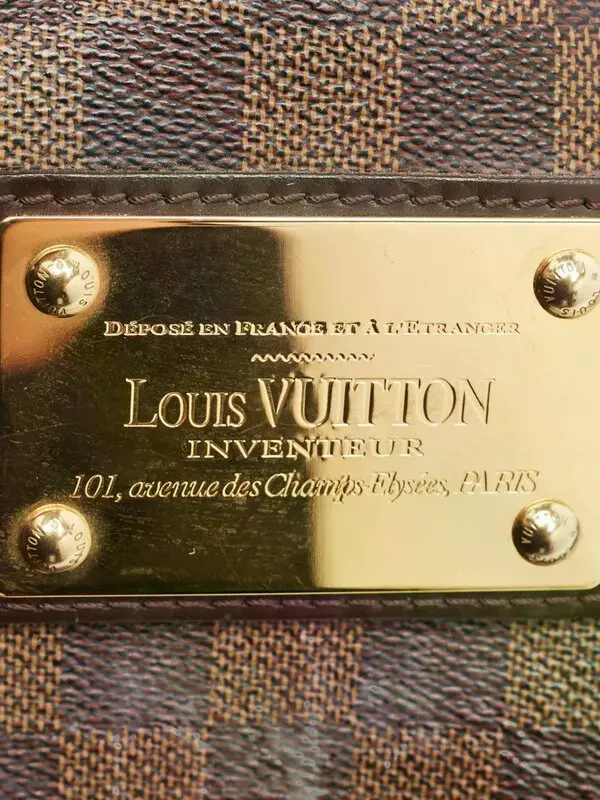 LOUIS VUITTON 2009 Pm Thames Damier Ebene Shoulder Bag - Brown
