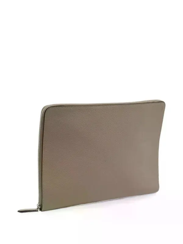 Fendi Grained Leather Pouch