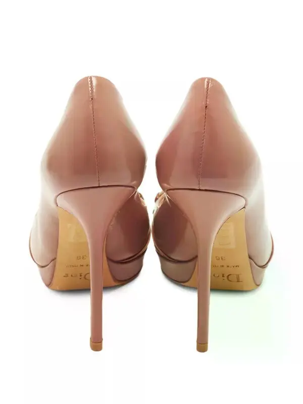 Dior Bow Peep-toe Pumps