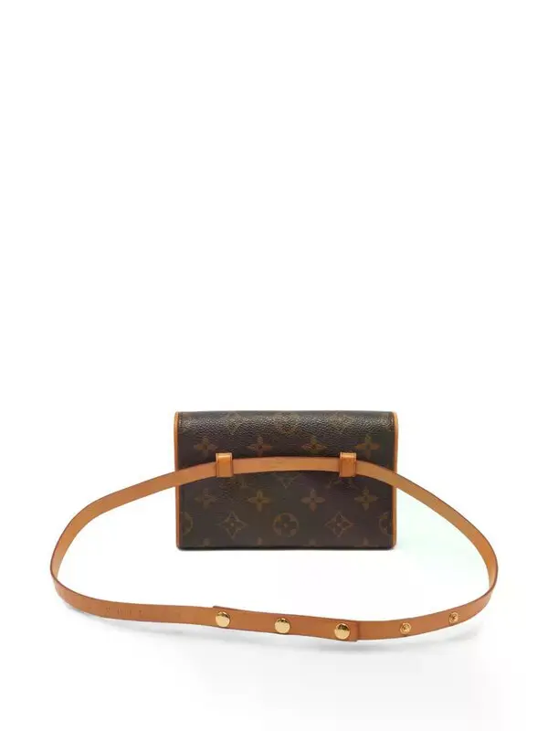 LOUIS VUITTON Monogram Florentine Belt Bag - Brown