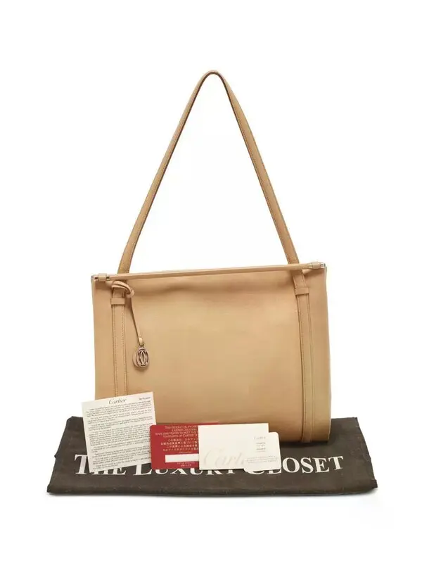 Cartier Cabochon Leather Tote Bag