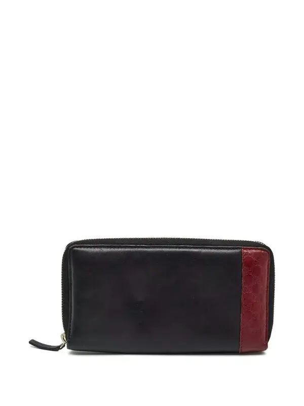 Gucci Guccissima Continental Leather Wallet - Black