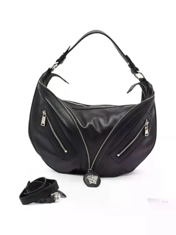 Versace Repeat Leather Tote Bag