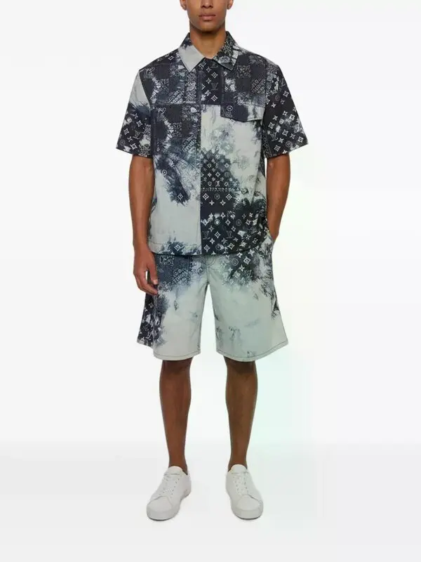 LOUIS VUITTON Monogram Bandana Shirt And Shorts Set
