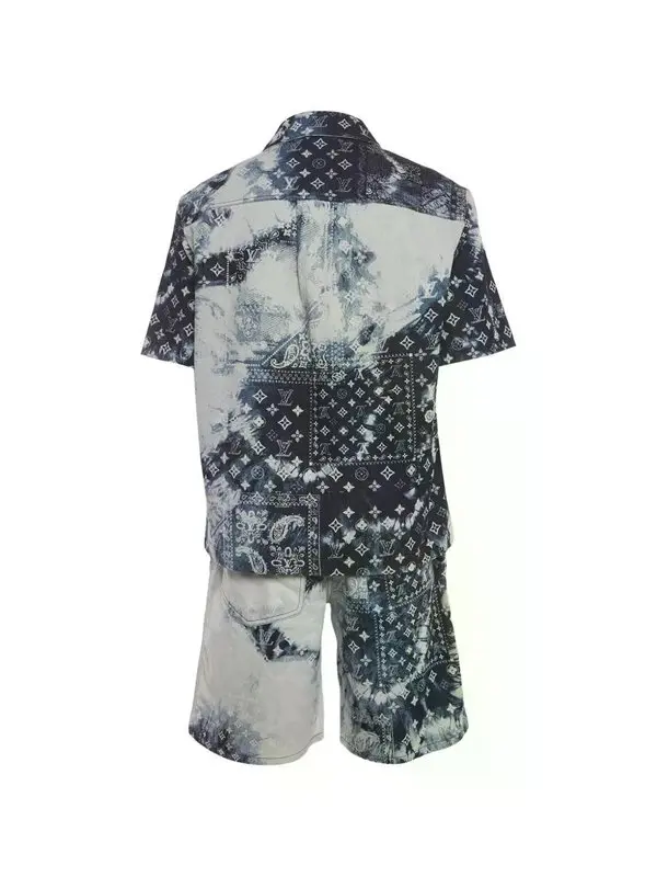 LOUIS VUITTON Monogram Bandana Shirt And Shorts Set