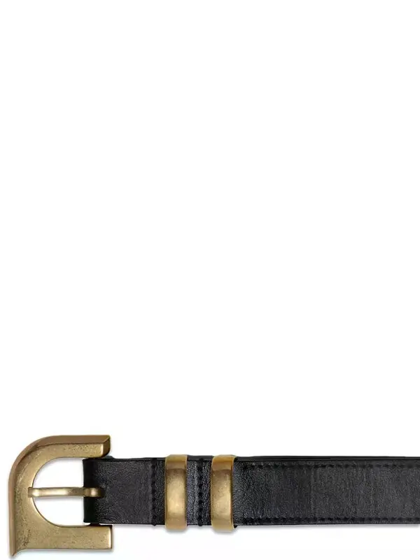 Nanushka Ryker Buckle-fastening Belt - Black