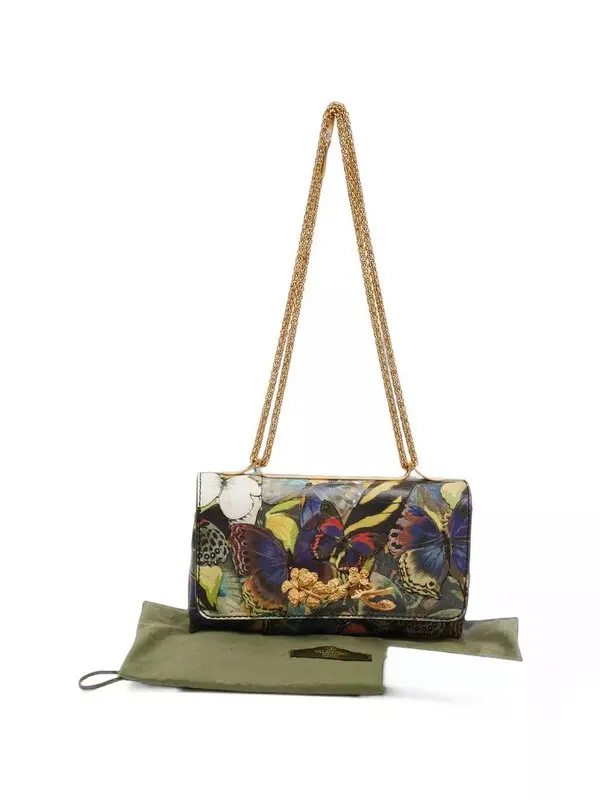 Valentino Garavani Va Va Voom Camu Butterfly Shoulder Bag