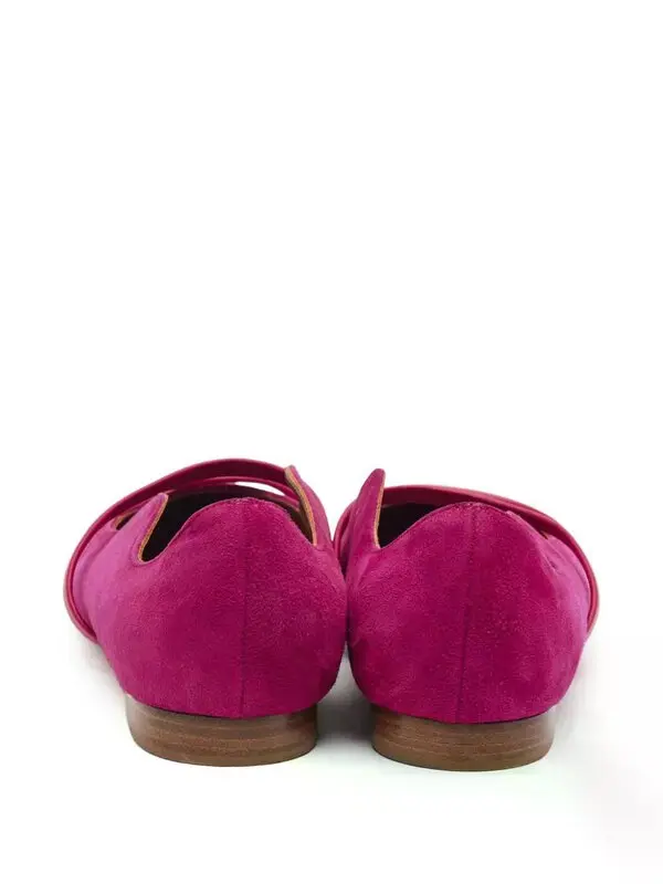 MALONE SOULIERS Maureen Pointed-toe Ballet Flats - Pink