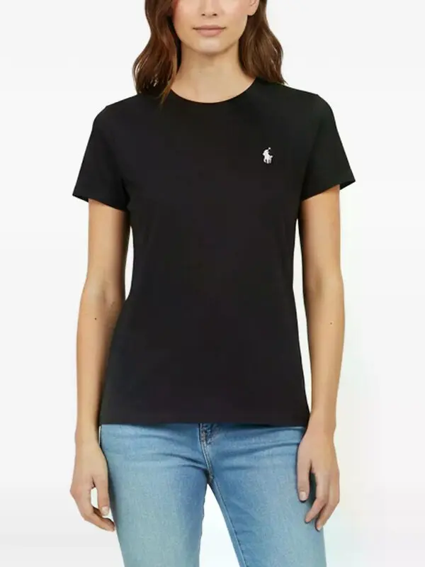 Polo Ralph Lauren Embroidered Logo T-shirt - Black