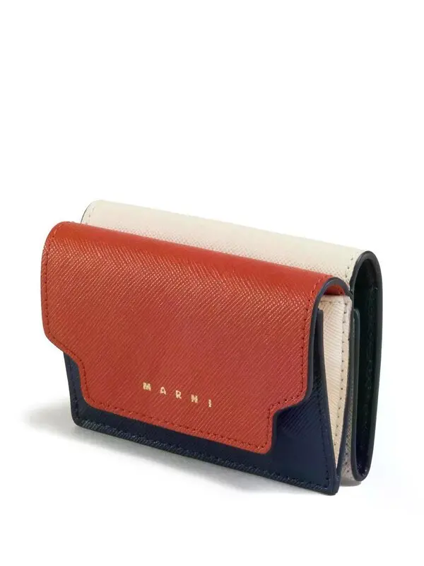 Marni Tri-fold Leather Wallet
