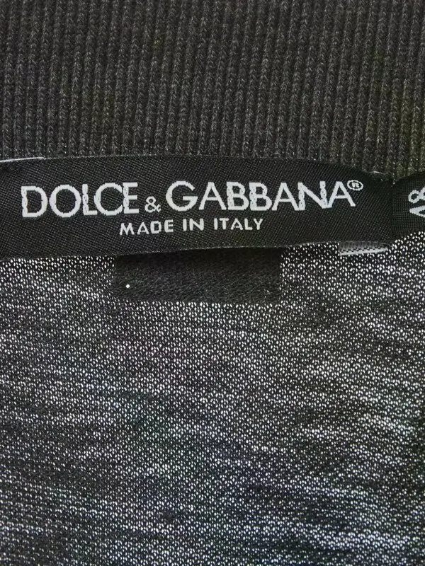 Dolce & Gabbana Pique-knit Polo Shirt