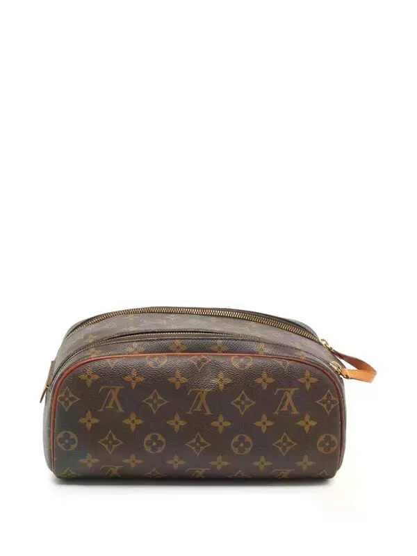 LOUIS VUITTON Dopp Kit Monogram Wash Bag - Brown