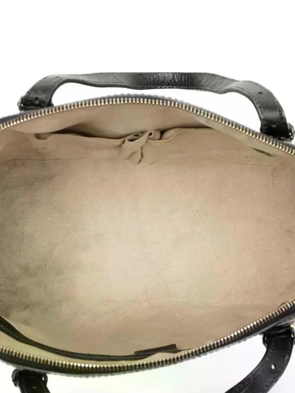 Gucci 2000-2015 Large Microguccissima Patent Nice Dome Satchel