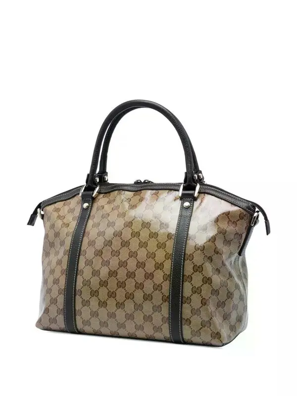 Gucci 2016-2026 Medium Gg Crystal Charm Dome Satchel