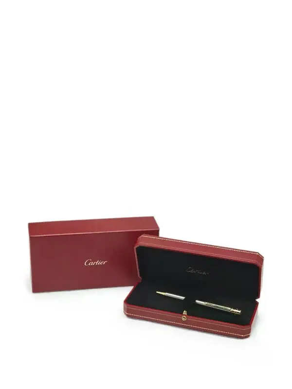 Cartier Santos De Ballpoint Pen - Silver