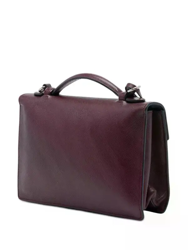 Prada 2010-2026 Saffiano Lux Sound Lock Satchel