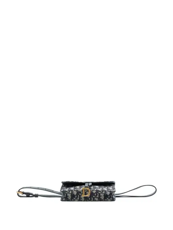 Dior 2020 Oblique Canvas Saddle Belt Bag