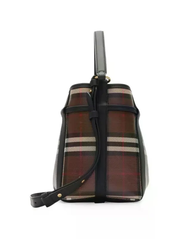 Burberry Mini Check Bucket Bag