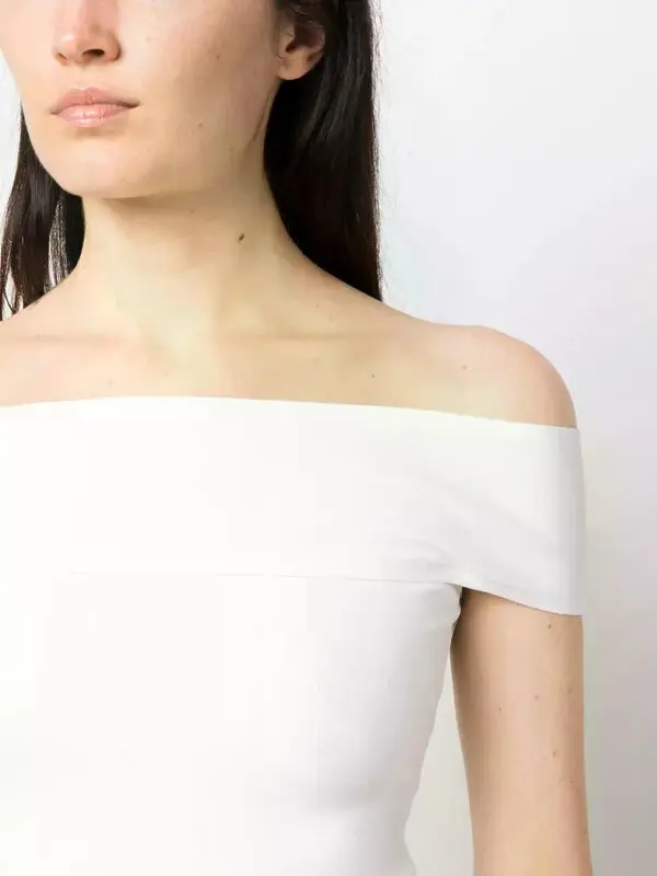 Philosophy Di Lorenzo Serafini Off-shoulder Short-sleeve Top