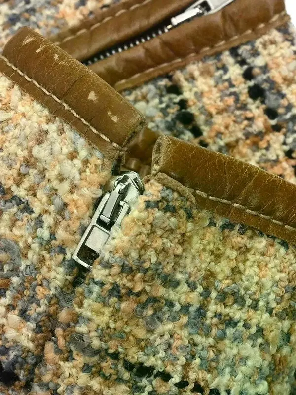 Miu Miu Zip-up Tweed Jacket