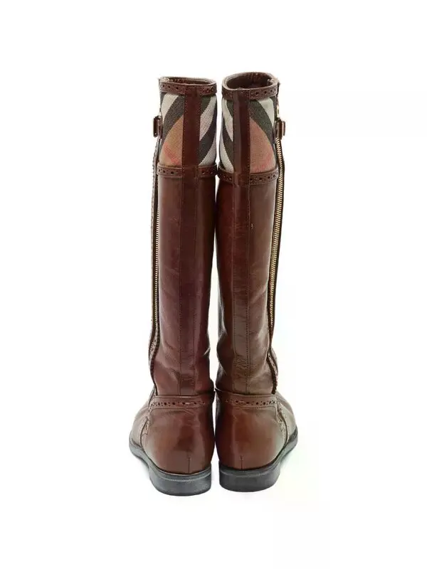 Burberry Nova Check Knee-high Boots