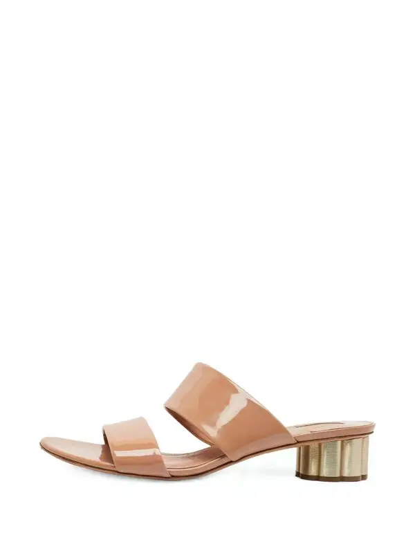 FERRAGAMO Dual-strap Flower-heel Sandals