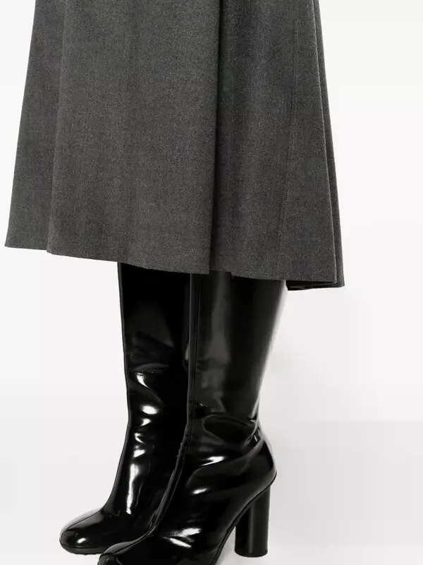 Alberta Ferretti A-line High-waist Midi Skirt