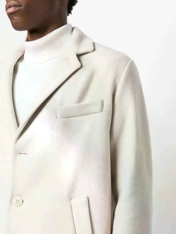 Herno Globe Single-breasted Wool Coat