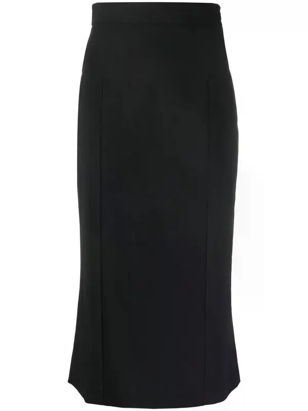 Alberta Ferretti High-waisted Pencil Skirt - Black