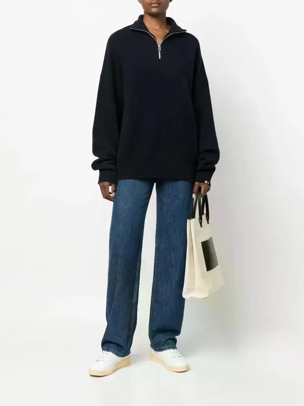 Extreme Cashmere High-neck Zipped Jumper