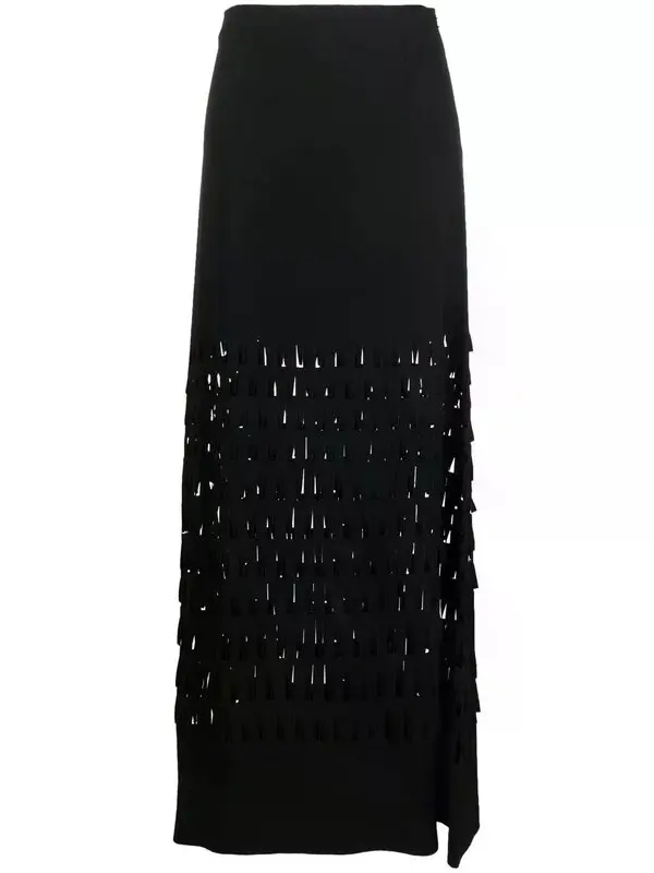 Alberta Ferretti Cut-out High-waisted Skirt